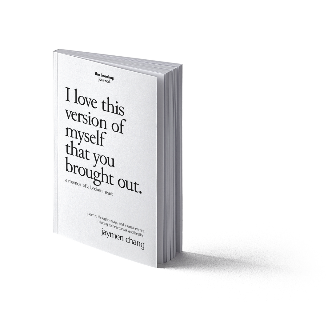 I love this version of myself that you brought out – the breakup journal.